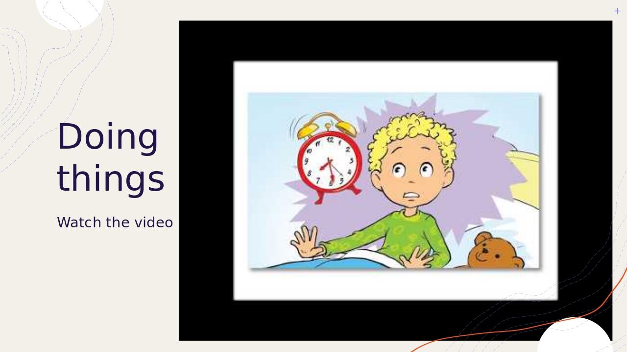 Презентація до уроку "Doing things" | Презентація. Англійська мова