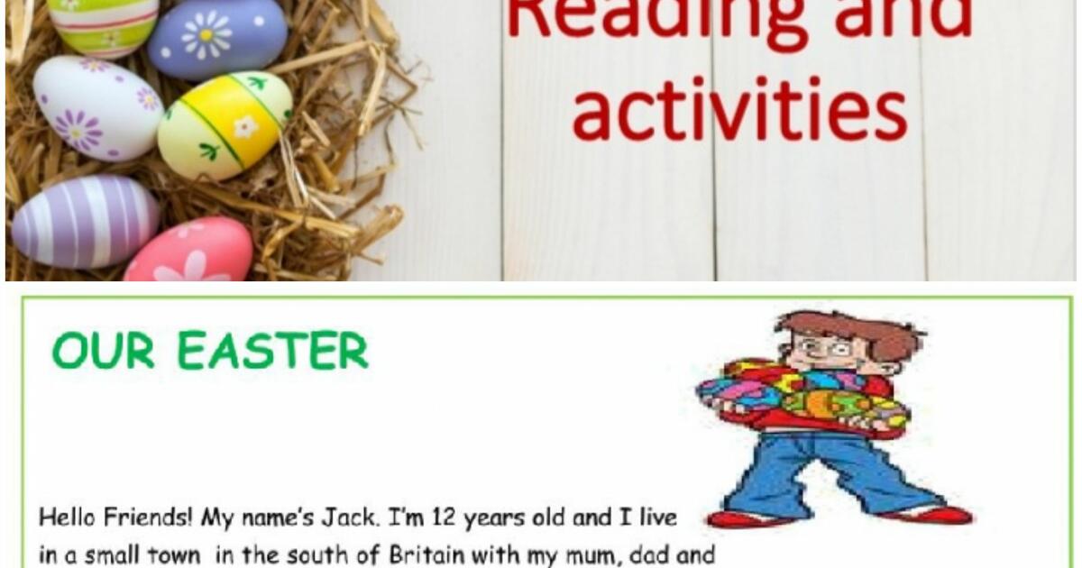 Our Easter. Reading and activities. Presentation | Презентація ...