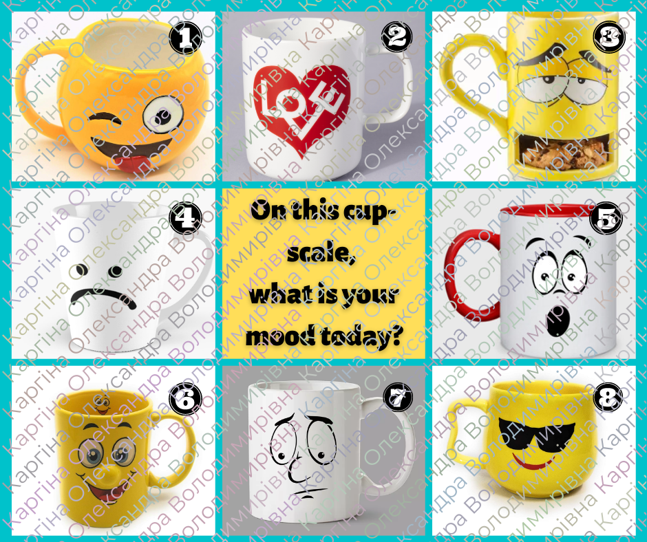 Вправа "Настрій". Mood scale. On the scale of ... | Інтерактивні ...