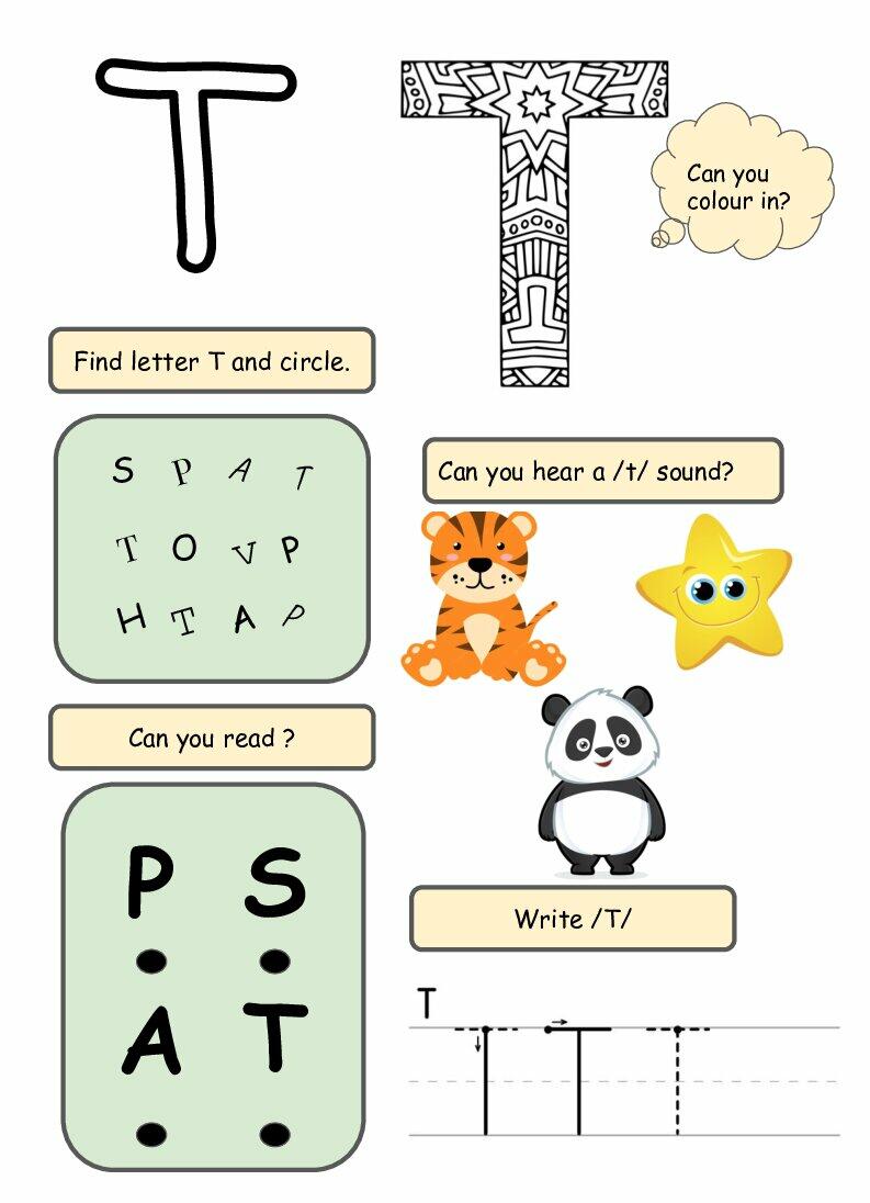 Letter T, буква T | Інші методичні матеріали. Англійська мова