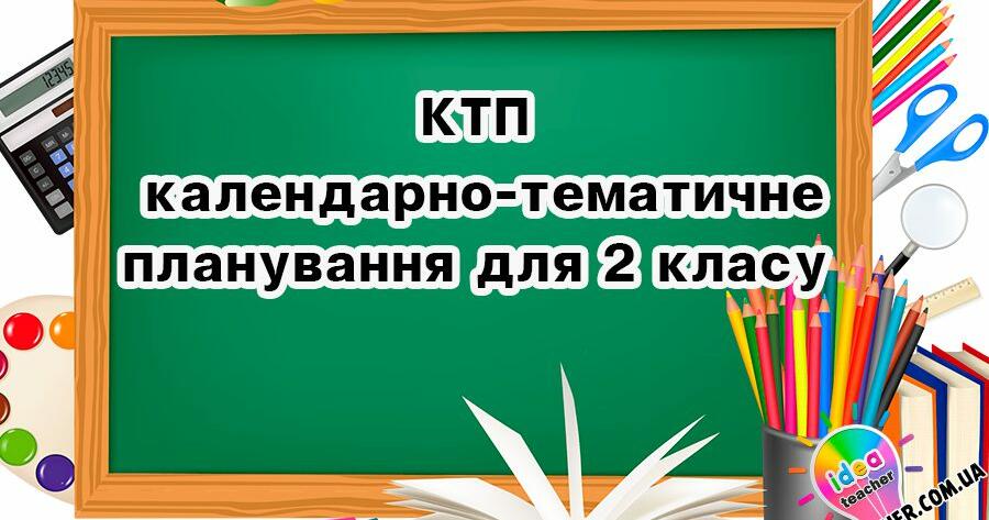 Календарне планування з читання 2 клас КТП Літературне читання