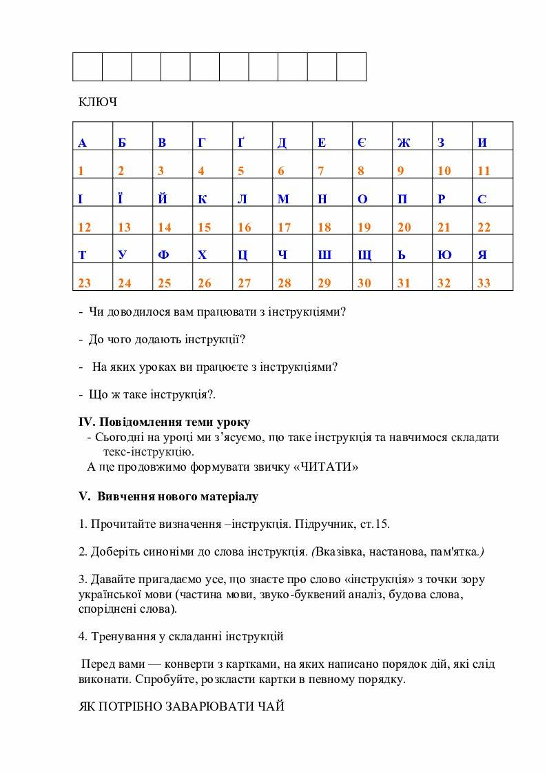 Урок українська мова 4 клас за підручником І Большакова Урок розвитку зв′язного мовлення