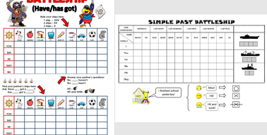 Гра "Battleship" | have got |to be | Past Simple | Present Simple ...