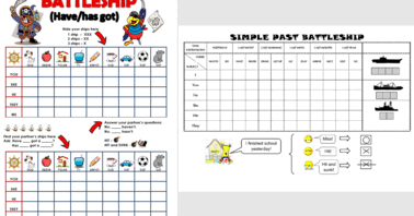 Гра "Battleship" | have got |to be | Past Simple | Present Simple ...