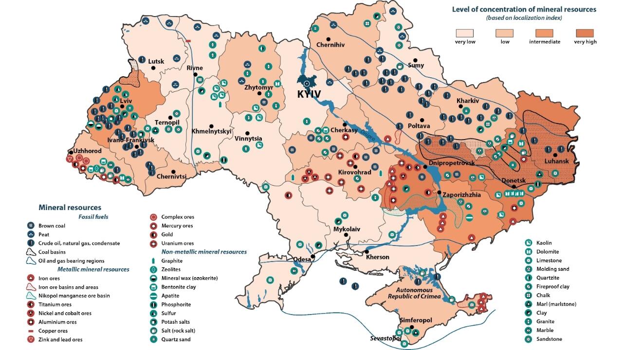 Презентація на тему «Natural resources of Ukraine» («Природні ресурси ...