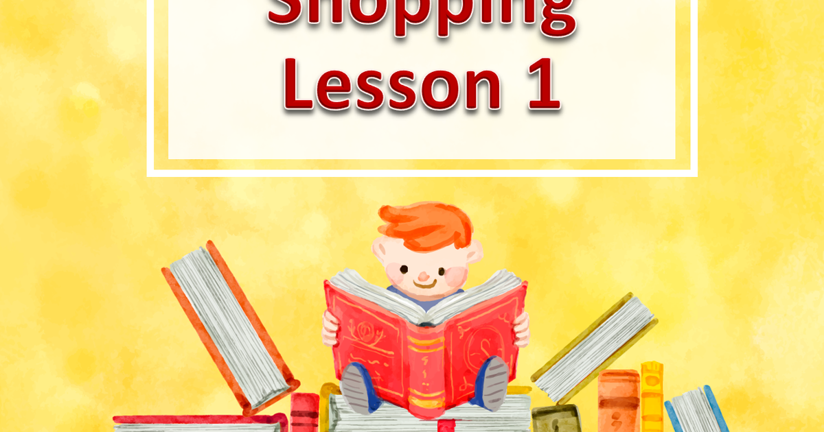 Презентація "Shopping. Lesson 1" | Презентація. Англійська мова