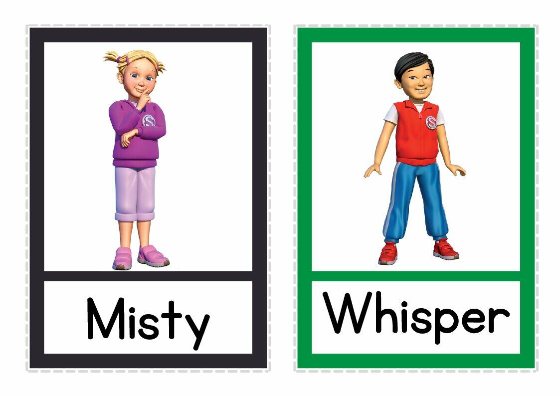 Quick Minds 1. Флешкартки Супергерої: Thunder, Misty, Whisper, Flash ...