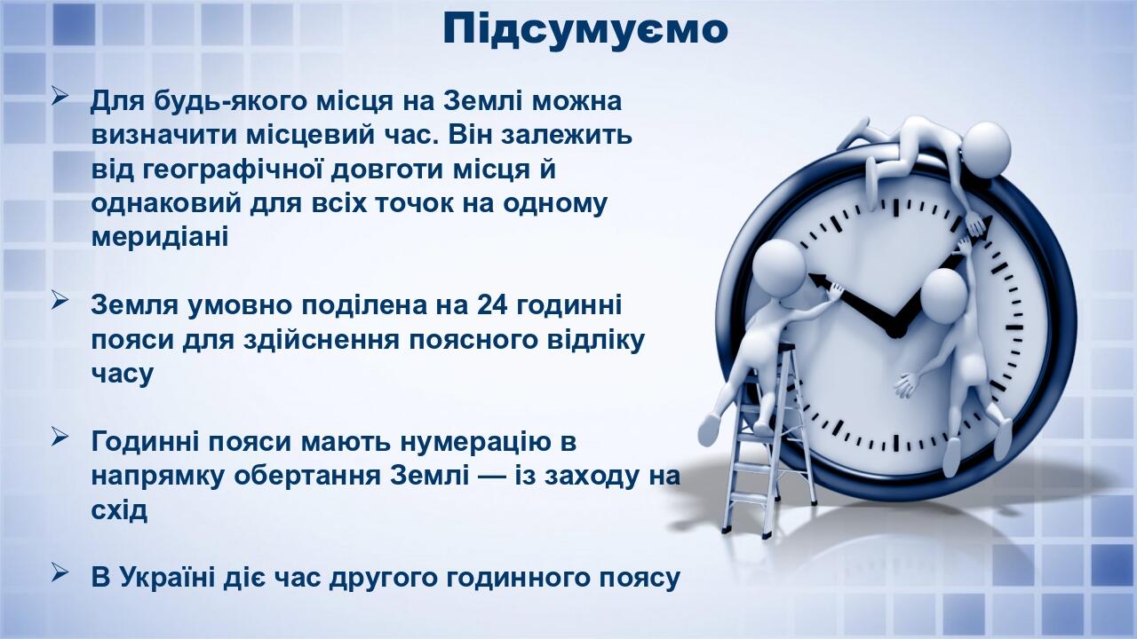 Презентація з географії 8 клас Україна на карті годинних поясів